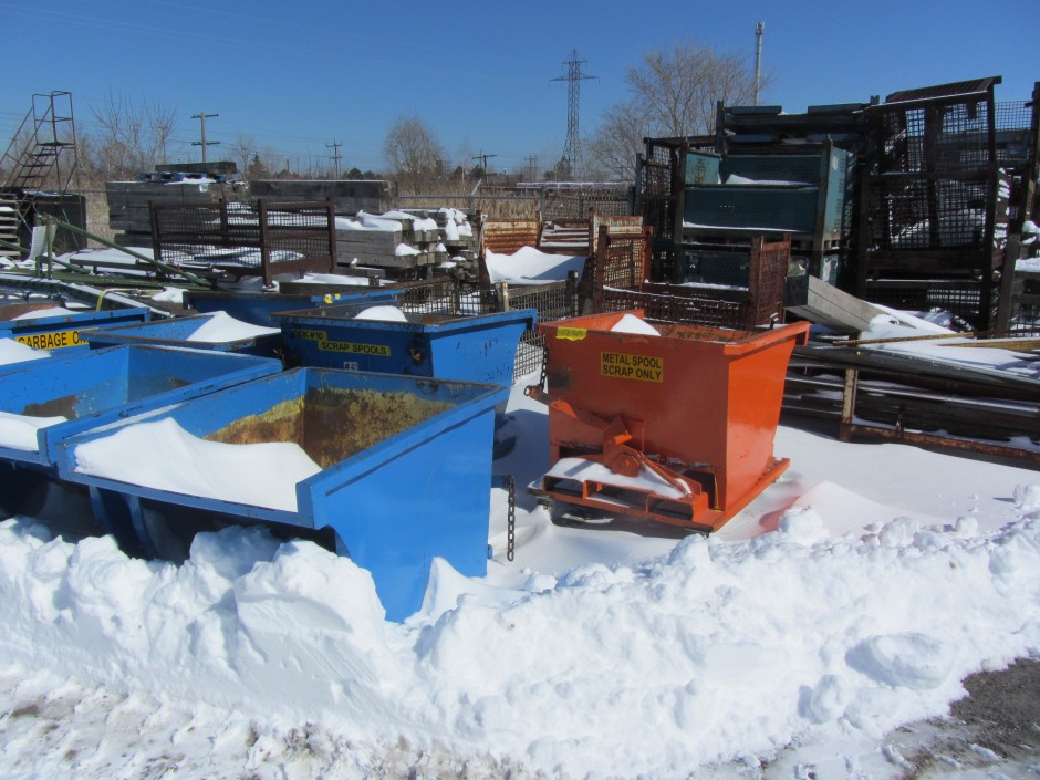 Item #305: Steel Self Dumping Hoppers 1/2 Yard | RDR Steel Sales