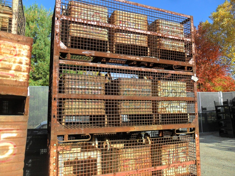 Item #485: Steel Mesh Baskets 48" x 108" x 49" o/h (40" ID) | RDR Steel ...