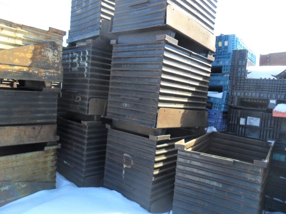 Item #818: Steel Drop Bottom Bins 33" x 48" x 42" o/h (36" ID) | RDR ...