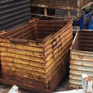 Hinged Bottom Bins | Drop Bottom Totes | Drop Bottom Containers