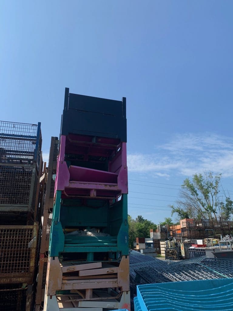 Item #2046: Steel Collapsible Bins 30" x 32" x 29" o/h. | RDR Steel Sales