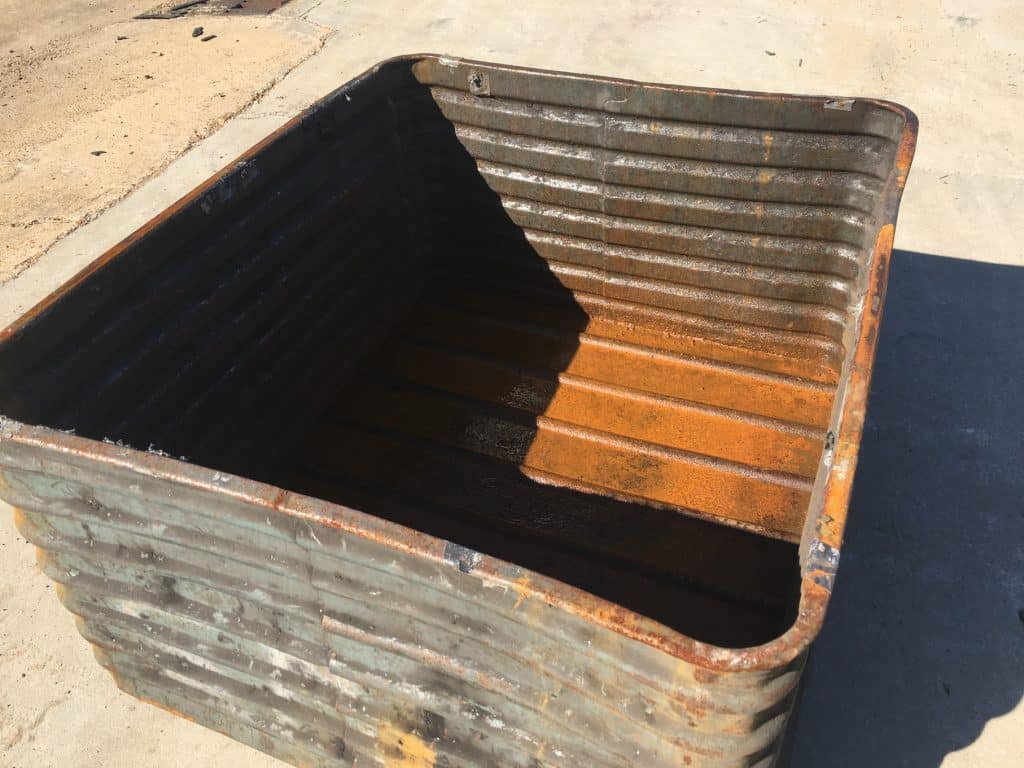 Item #2066: Steel Corrugated Bins 47" x 40" x 28" o/h, no gates. | RDR ...