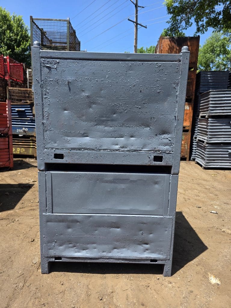 Item #2493: Steel Solid Bins 35" x 44" x 36" OA ht, (28" ID), 1 pull up ...